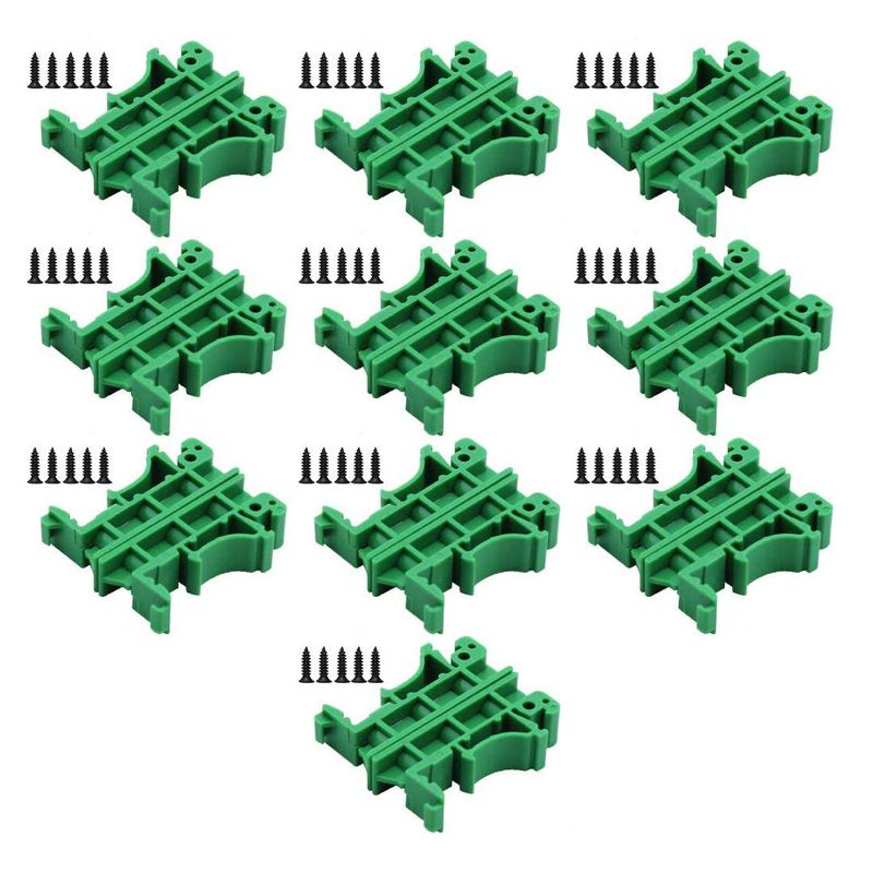 WJMY DIN Rail Adapter Set PCB DIN C45 Rail Circuit Board Mounting ...