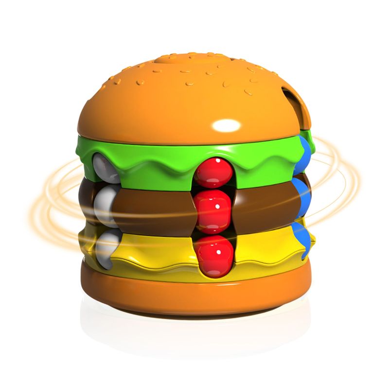 Magic Bean Rotating Cube Magic Cube Fidget Burger Creative Fidget Toys ...