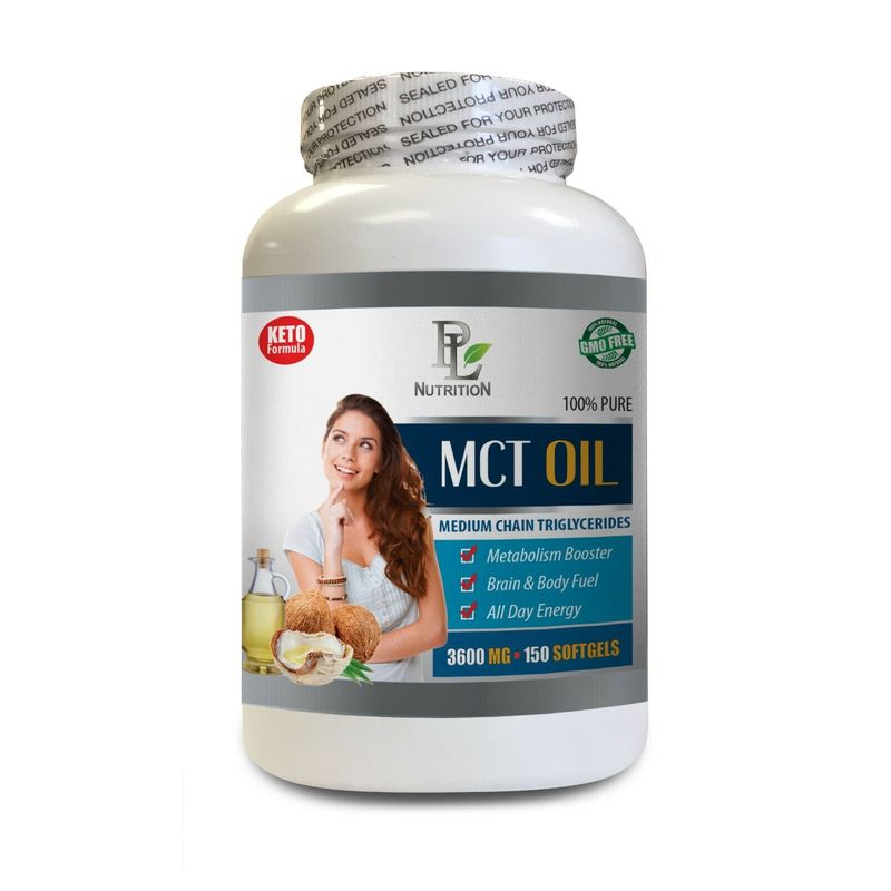 gut health supplement - MCT OIL - Natural mct oil capsules 1 Bottle ...