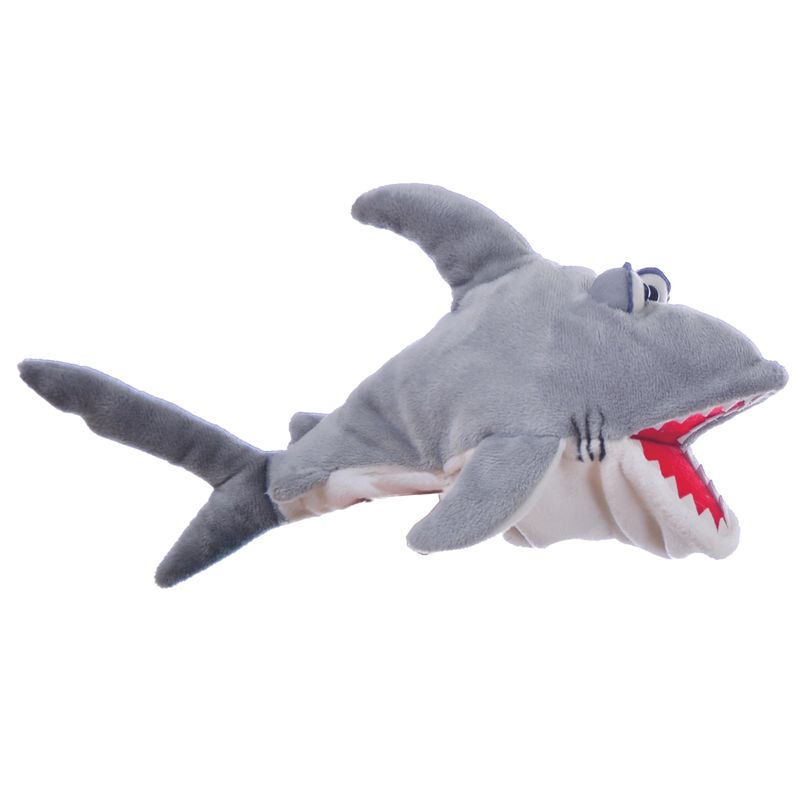 Living Puppets 12-Inch Friendly Shark Hand Puppet - Fine European ...