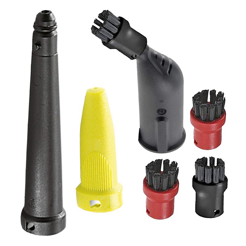 SPARES2GO Hand Tool Nozzle Set + Bristle Brushes for Karcher Easyfix ...