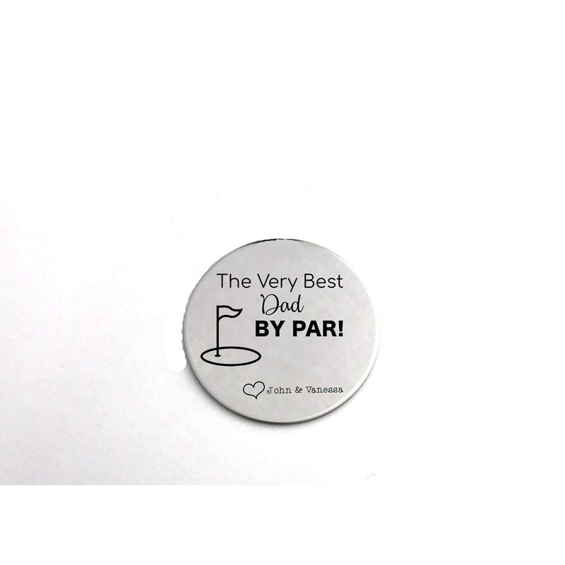 Golf Ball Marker for Dad Gift for Daddy Golf Gift Fathers Day For Dad ...