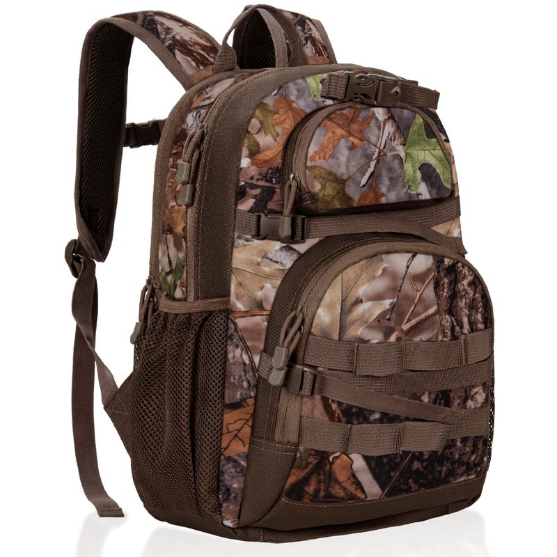 OUUTMEE Hunting Backpack, Camo Outdoor Hunting Pack for Bow or Rifle ...