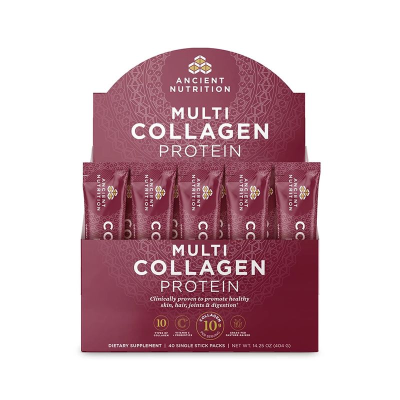 Ancient Nutrition Collagen Powder Protein, Unflavored Multi Collagen ...