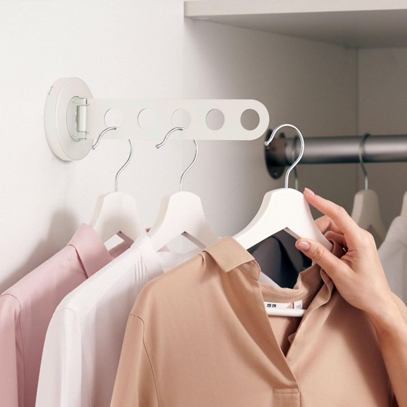 Greatim Laundry Hanger Wall Mount, Wall Mounted Clothes Hanger ...