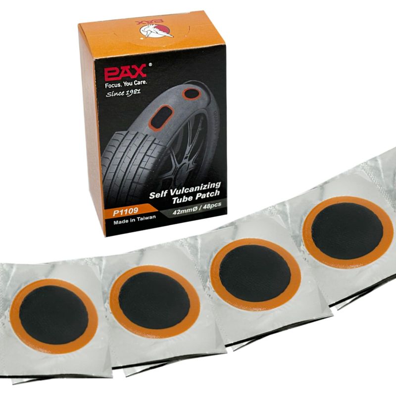 PAX 48 Pcs 42mmØ Inner Tire Tube Patches, Puncture Flat Tire Repair ...