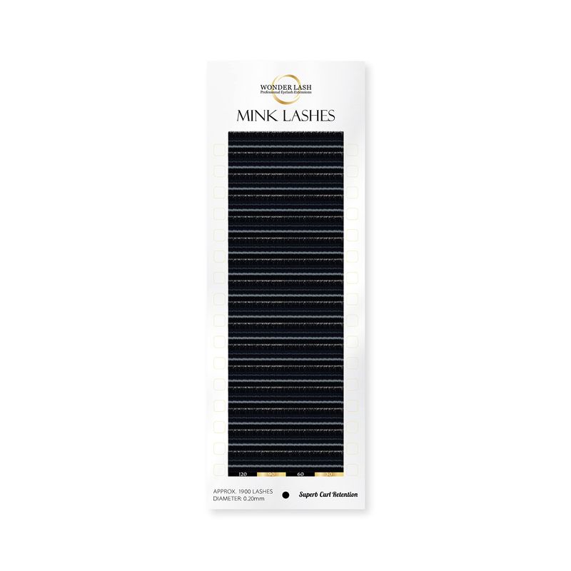 Classic Lashes 0.20 CC curl 11mm Faux Mink Natural Individual ...