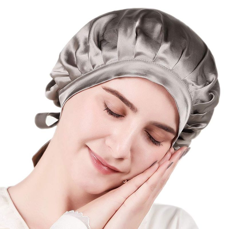 Tsuruwa Night Cap, 100% 6A Class Silk, 19 Momme, Hair Cap, Sleeping Cap ...