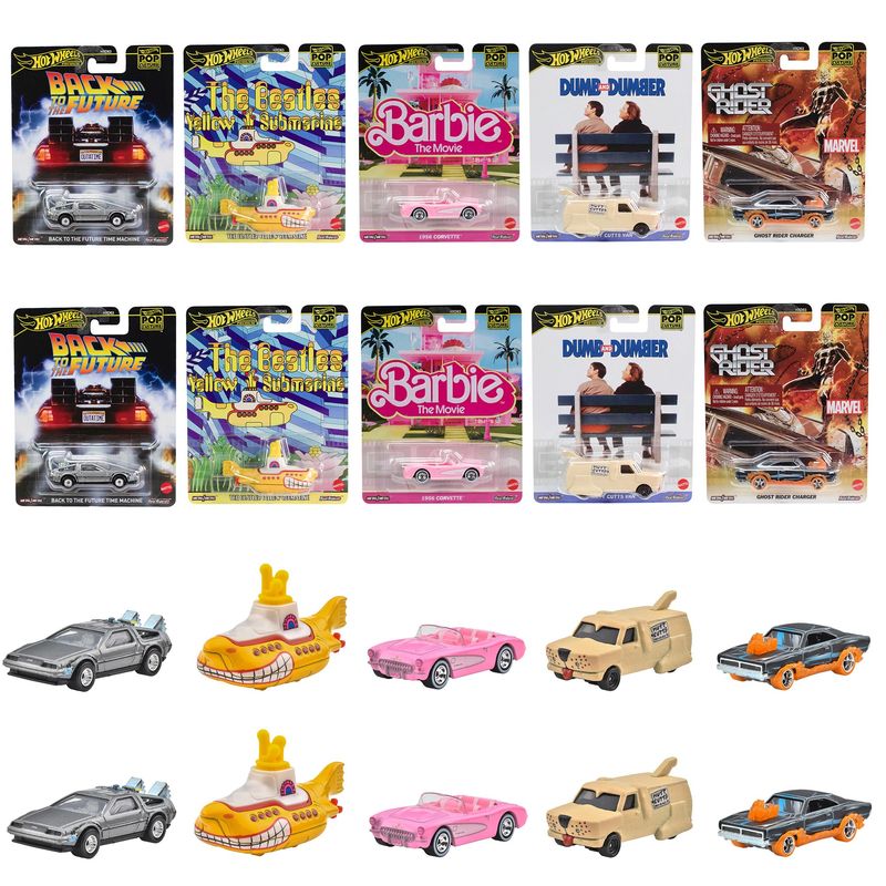 Hot Wheels 986H-HXD63 Pop Culture Assortment, Vehicle Toy, Mini Car ...