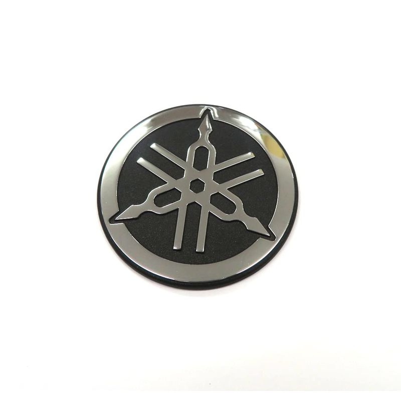 Yamaha Genuine Yamaha Tuning Fork Logo Emblem Sticker Aluminum Coating ...