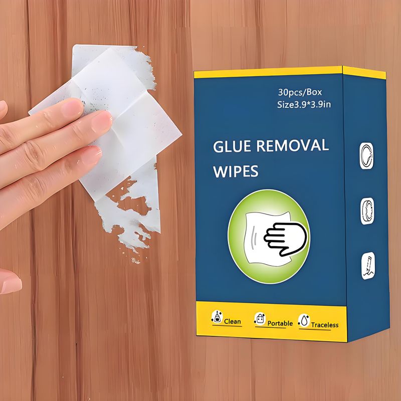 PROCRAAN Adhesive Remover, Clean Up Wipes - 30 Count - Safely Removes ...