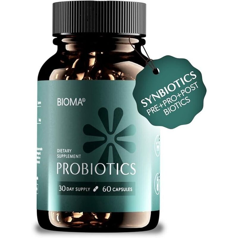 BIOMA Probiotics Weight Management & Digestive Health, 3 in 1 Gut 60 ...