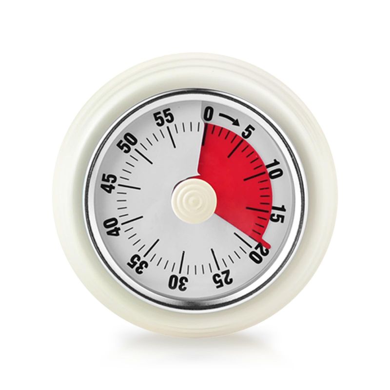 Visual Timer, Teeloray 60-Minute Countdown Timer, Kitchen Timer with Magnetic Base, Mechanical ...