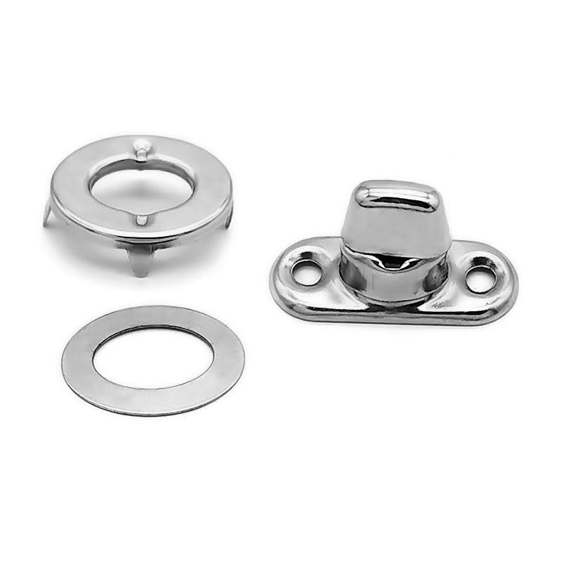 Deolven Twist Lock Fastener, 12 Sets Turn Button Fasteners Handbag ...