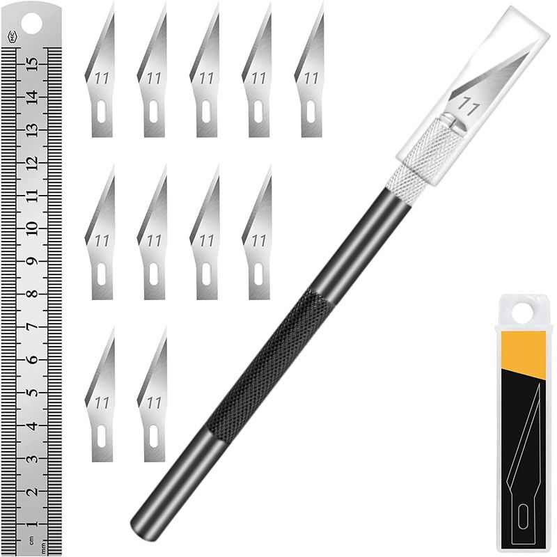 Artcut Scalpel 1 Piece Scalpel Craft Knife with 10 Scalpel Blades ...
