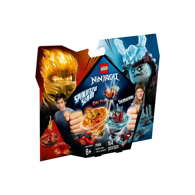 LEGO NINJAGO Spinjitzu Slam Kai vs Samurai 70684 Building Kit (164 ...