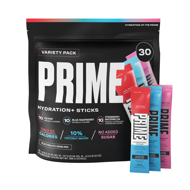 PRIME HYDRATION+ Sticks VARIETY PACK | Hydration Powder Single Serve ...