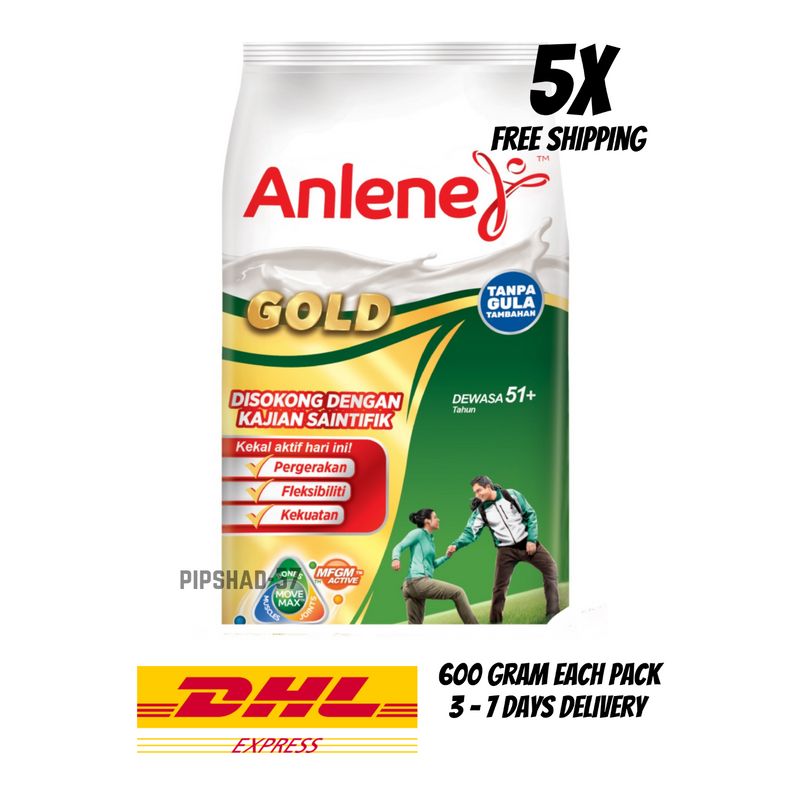 Anlene Gold 600g Milk Powder for Adult Above 51 Years Old (Expedited ...
