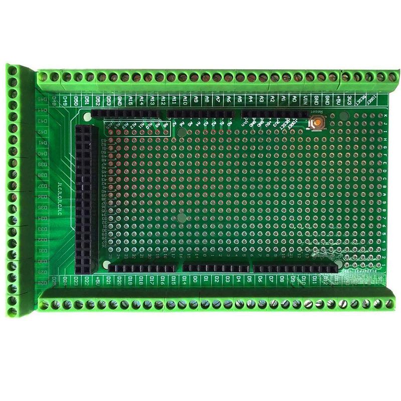 ARCELI Prototype Screw/Terminal Block Shield Board Kit for Arduino R3 DIY Soldered - Online ...