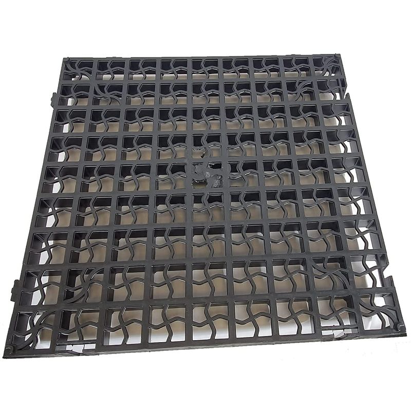 12 x Black Plastic Paving Driveway Grid Turf Grass Lawn Path Gravel ...