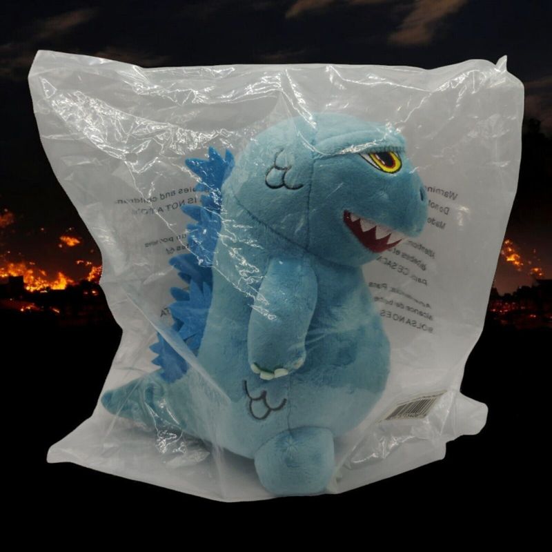 Kidrobot Phunny Godzilla Blue 7" Plush Stuffed Animal Lootcrate Figure ...