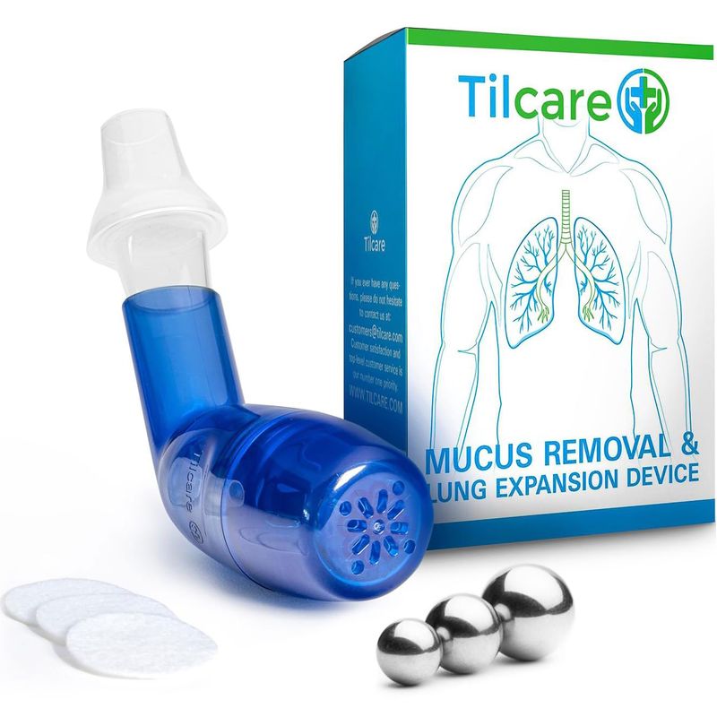 Mucus Relief Cleanser & Lung Expansion Device by Tilcare - Breathing Exerciser for Better ...