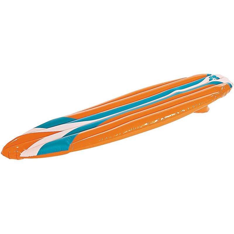 Fun Express 60" x 20" Tropical Colors Inflatable Vinyl Surfboard, 1 ...