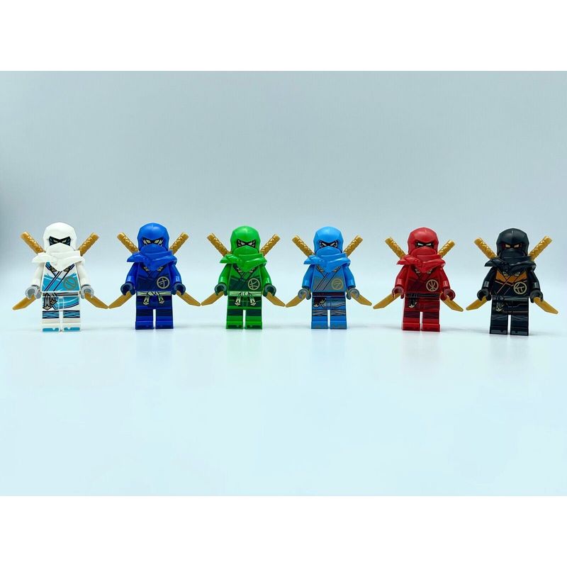 LEGO NINJAGO Dragon Rising All 6Ninjas Mini Figures Zane Jay Lloyd Nya ...