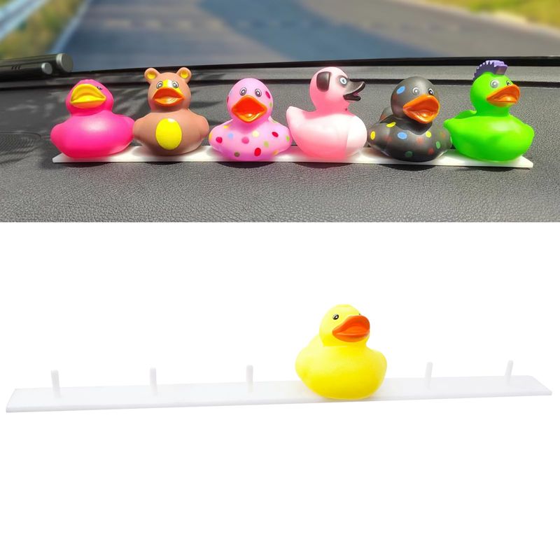 1 Duck Holder for Jeep Dashboard with Rubber and Plastic Duck Plugs ...