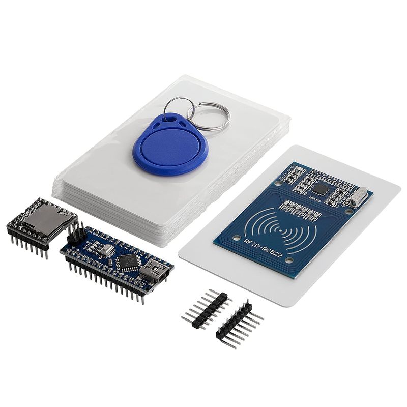 AZDelivery TonUINO Set (Mp3 Player, AZ-ATmega328-Board, RFID Kit und 13,56 MHz RFID Karten ...