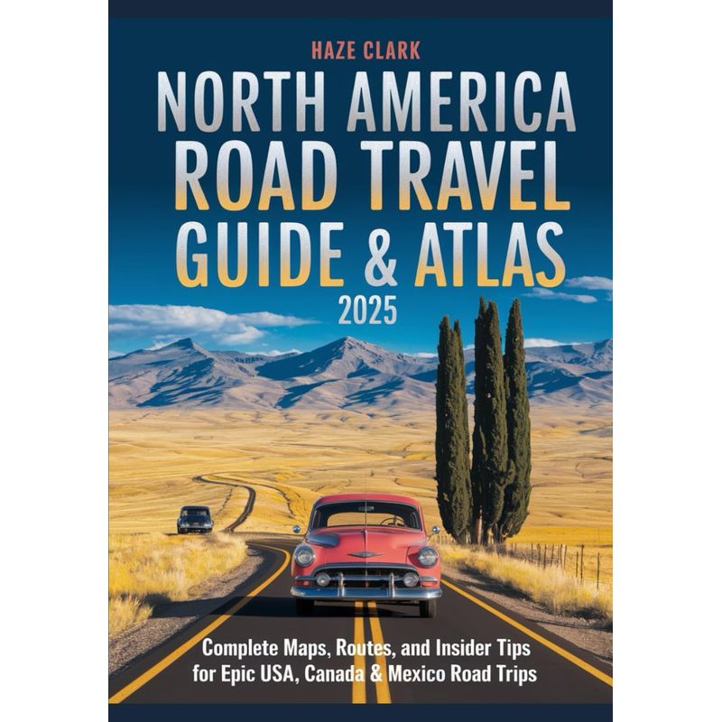 North America Road Travel Guide & Atlas 2025: Complete Maps, Routes ...