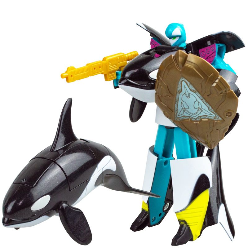 The Access Robot Figure Orca Whale Transformation Robot Seabatron Hero ...