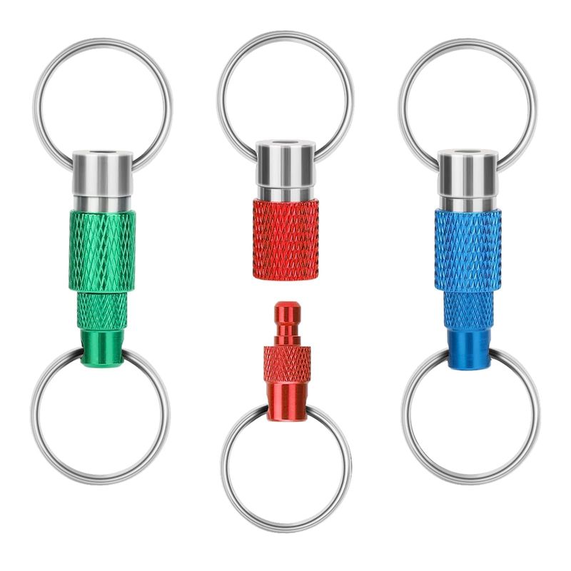 Linkstyle Detachable Key Rings, 3 PCS Magnetic Quick Release Keyrings ...