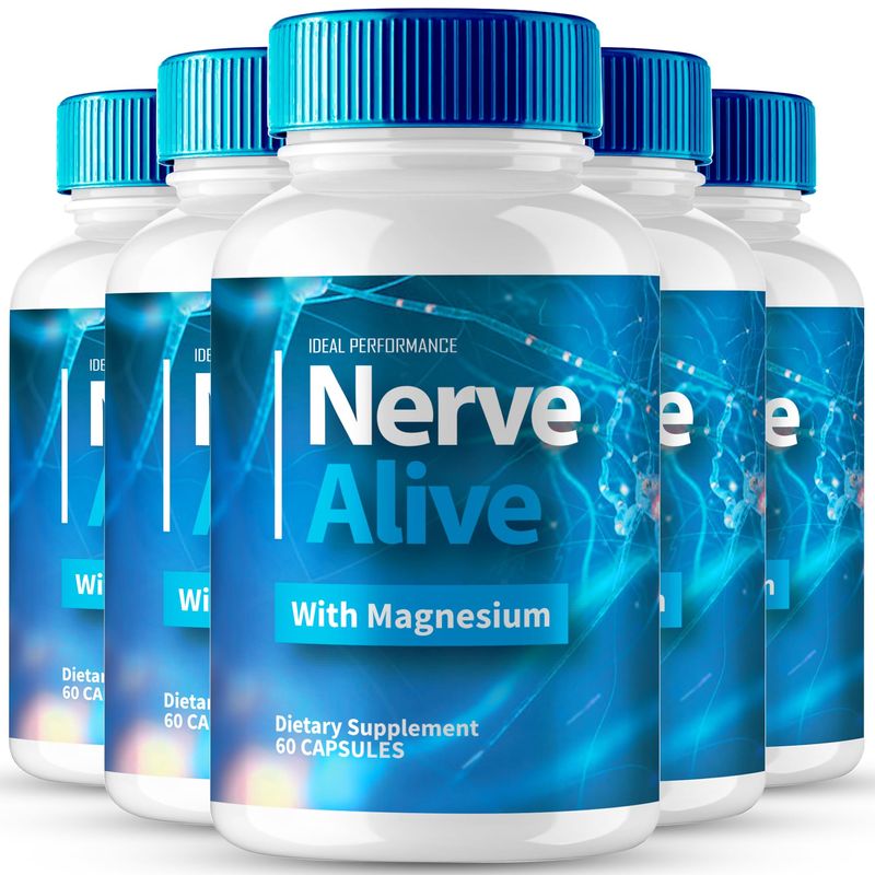 Nerve Alive for Nerve Capsules, Nerve Alive for Neuropathy Supplement ...