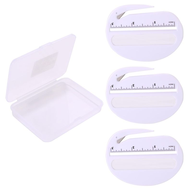 Lyreh 3pcs Envelope Opener, Safety Letter Slitter with Scale ...