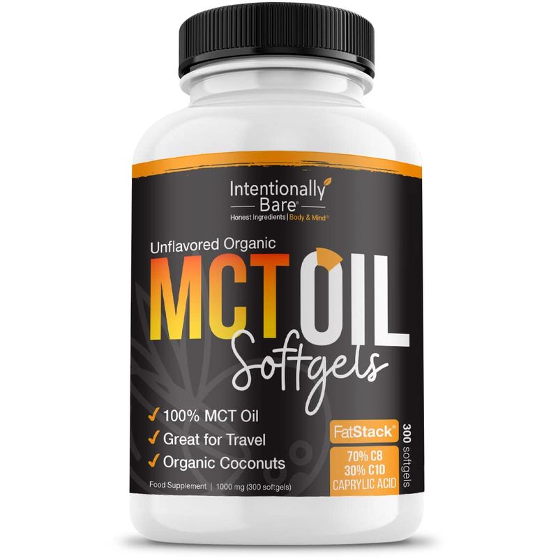 Intentionally Bare Organic MCT Oil Capsules - Keto, Paleo, Low Carb ...