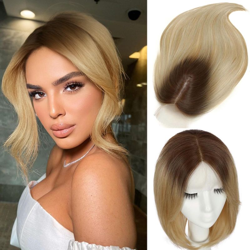 WIGER Hand-tied Lace Base Wiglet Hair Loss Covers Real Hairline ...