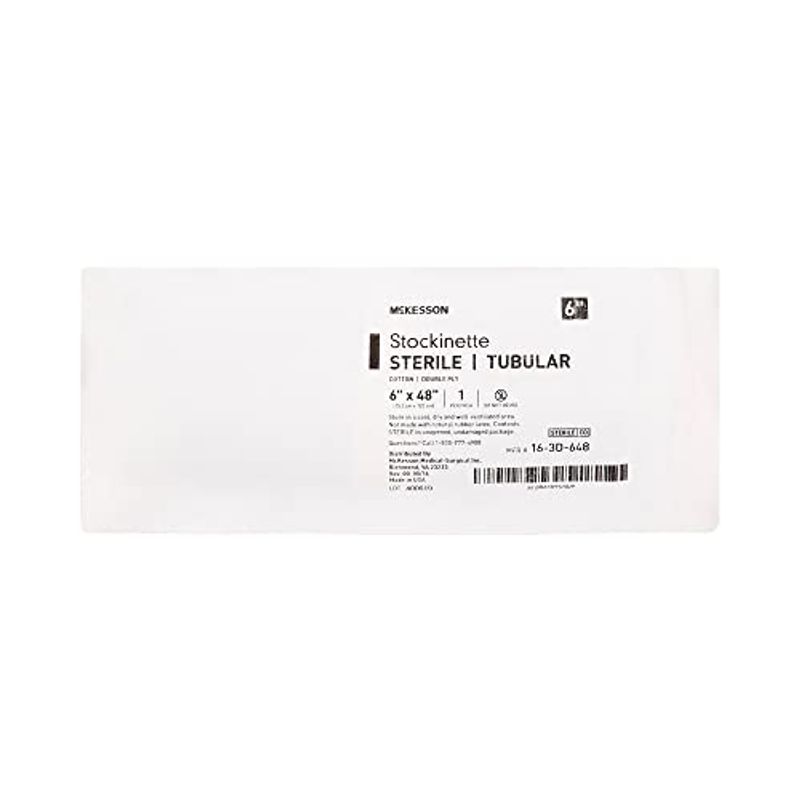 McKesson Surgical Stockinette 6 x 48 in. Sterile Cotton, Beige [1 Count ...