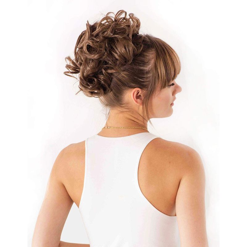 Soho Style Rena S17 - Curly Wired Messy Hair Bun Extension Wavy Updo ...
