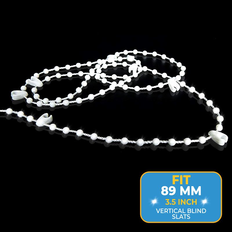 Vertical Blind Bottom Chain for 3.5 Inch/ 89 mm Slats 20 Meter 200 ...