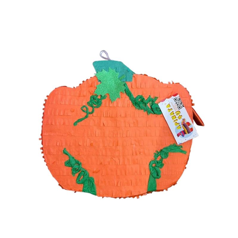 17" Tall Fall Theme Pumpkin Pinata Orange Color Great for Gender Reveal ...