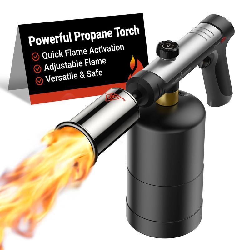 ThermoMaven Propane Torch with One-Touch Max Fire, Cooking Blow Torch ...