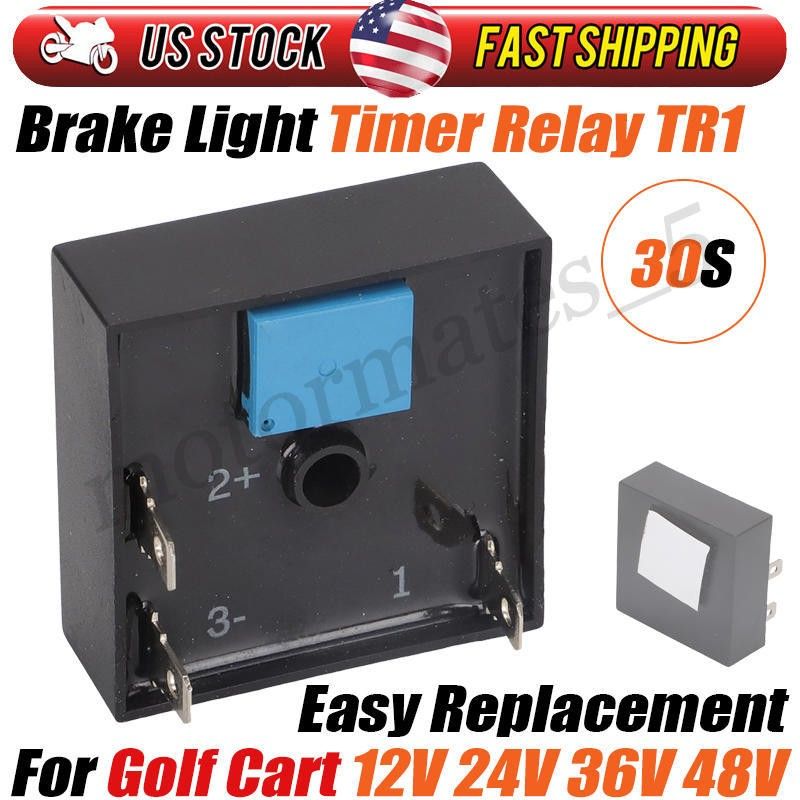 Timer Relay TR1 30 Second For Golf Carts Brake Light w/ 12-48V ...