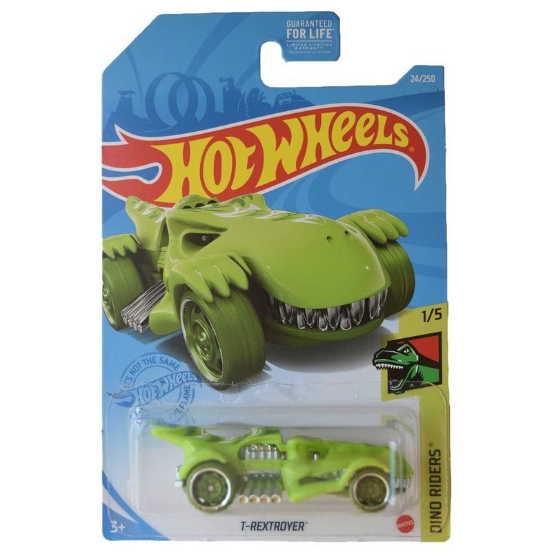 Hot Wheels T Rextroyer, [Green] 24/250 Dino Riders 1/5 - EveryMarket