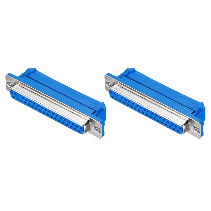 sourcing map D-sub Connector DB37 IDC Crimp Connector Female Socket 37 ...