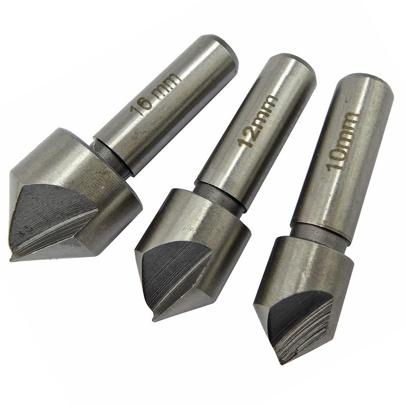 Dekton 3pc Countersink - High-Speed Steel Set Ensures Effortless ...