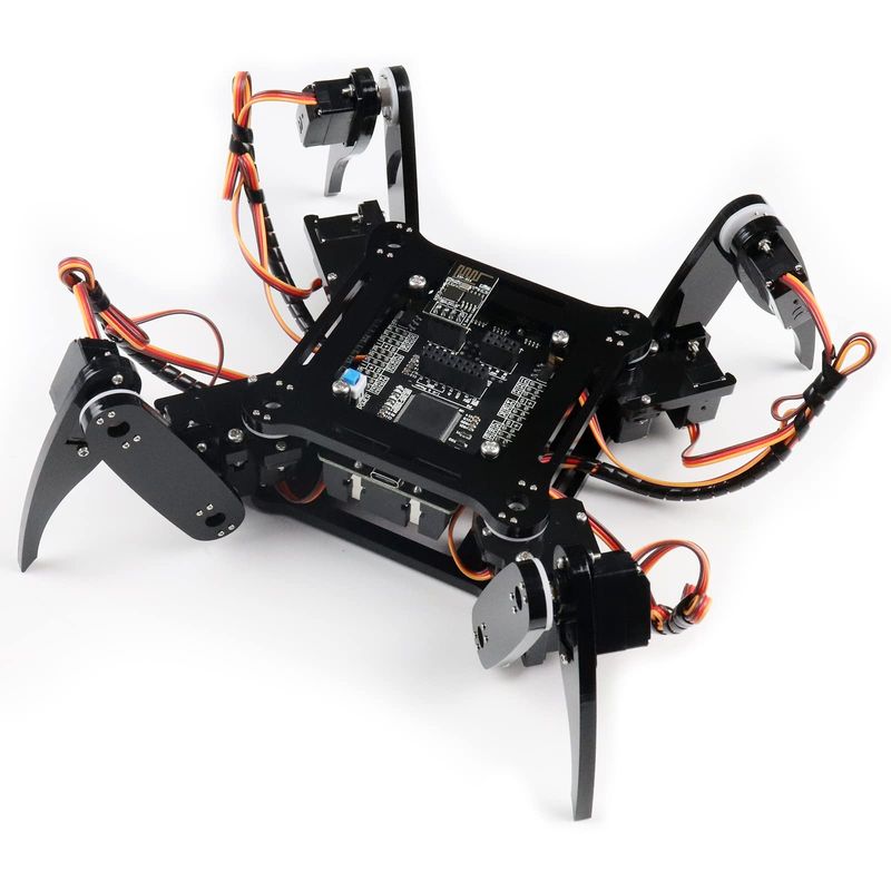 FREENOVE Quadruped Robot Kit (Compatible with Arduino IDE), App Remote Control, Walking Crawling ...