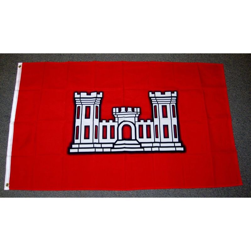 Corp Of Engineers Flag 3x5 Feet 3'X5' United States Army Military New ...