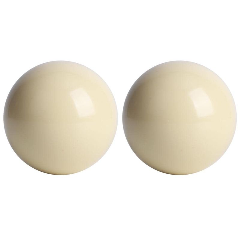 MAGT Billiard Ball White, Pack of 2 Billiard Table Snooker Pool Play ...