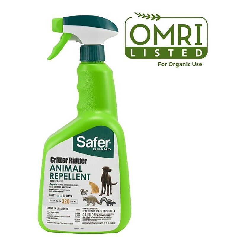Safer Critter Ridder Animal Repellent Spray 32oz 2-Pack - Online ...